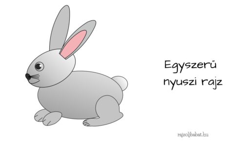 Egyszerű nyuszi rajz - Rajzolj babát!
